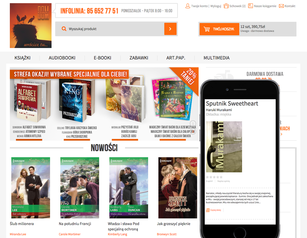 Realizacje | AtomStore - platforma e-commerce wybierana przez liderów